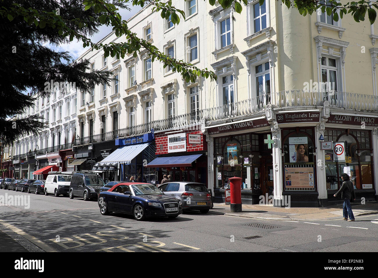 A street in Belsize park, London Stock Photo - Alamy