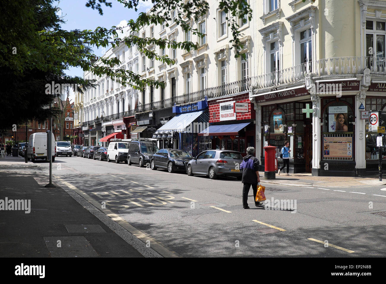 A street in Belsize Park, London Stock Photo - Alamy