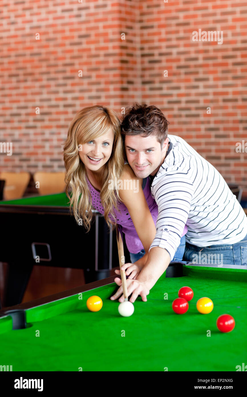 Cheerful young couple woman radiant hi-res stock photography and images ...