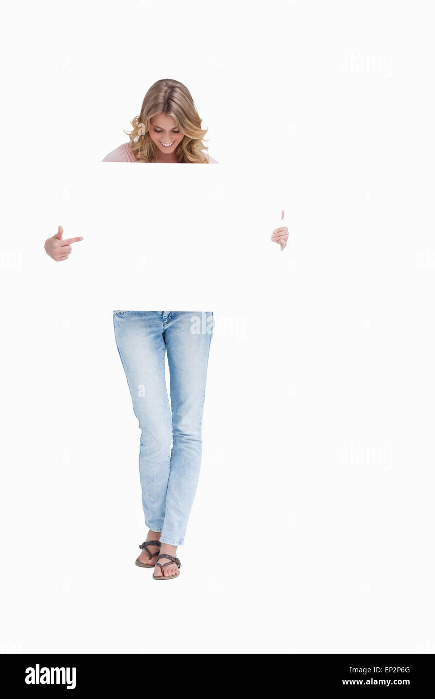 Woman showing her legs Cut Out Stock Images & Pictures - Alamy