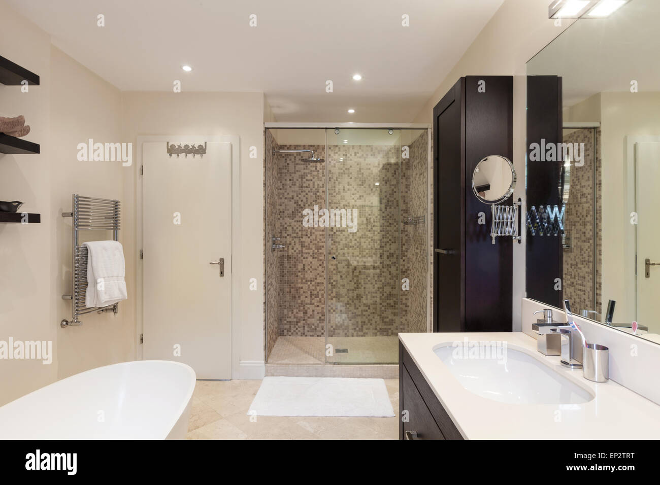 modern house, interior, bathroom view Stock Photo - Alamy
