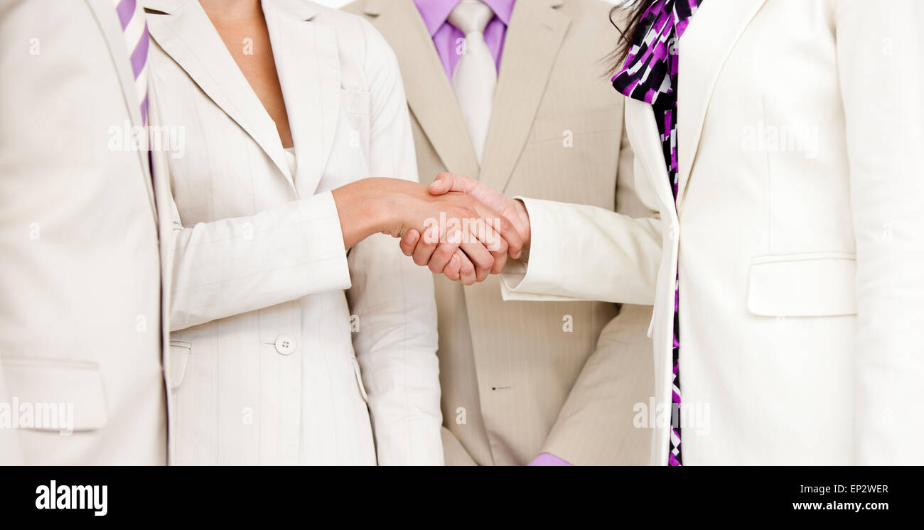 Shaking hand gesture multi hi-res stock photography and images - Alamy