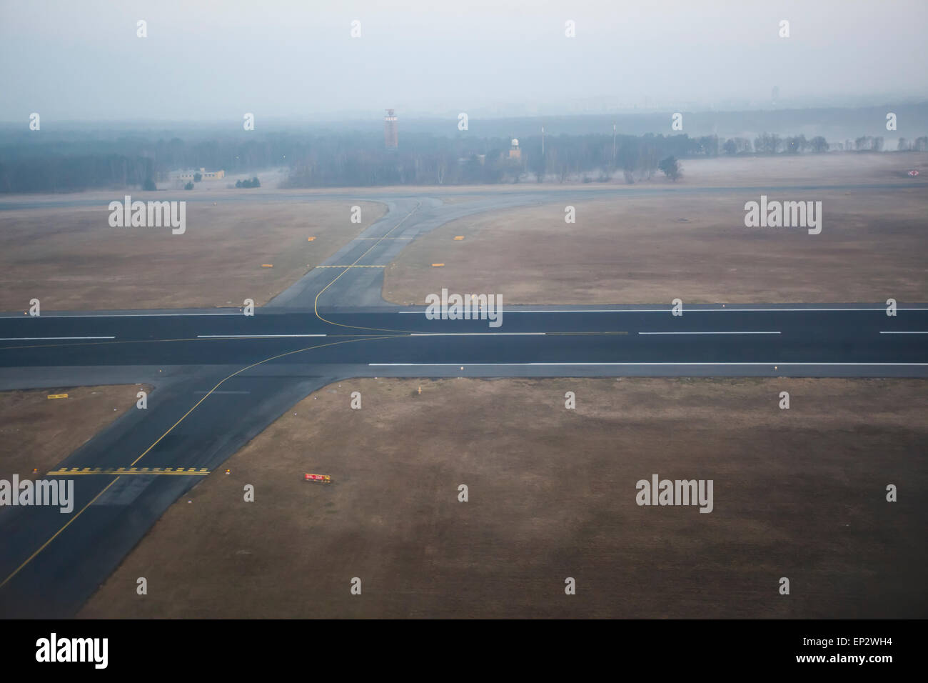 Germany, Berlin, markings on runways of Tegel airport Stock Photo - Alamy