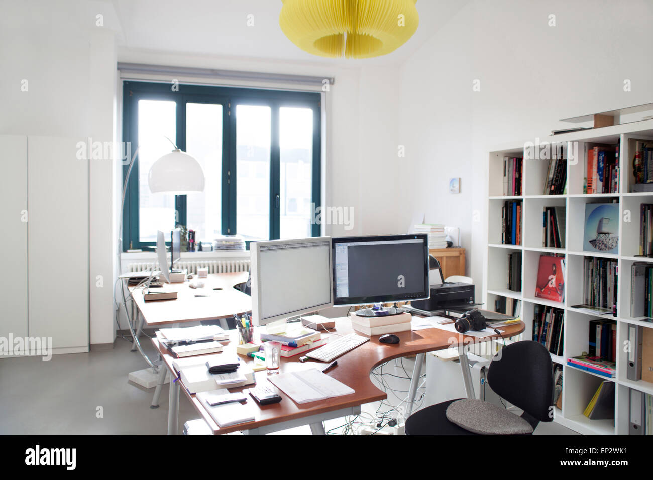 Workspace in an office Stock Photo - Alamy