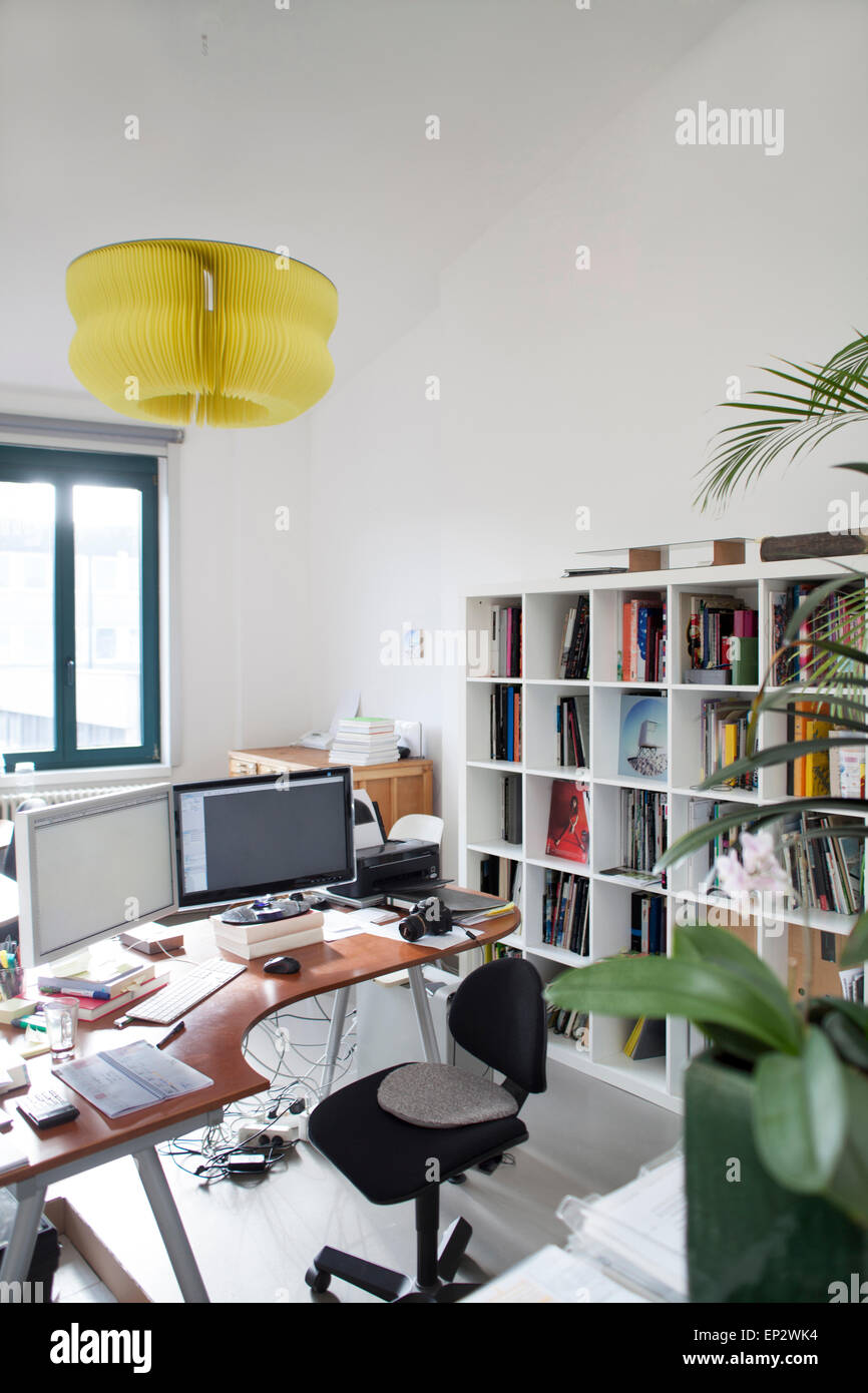 Workspace in an office Stock Photo - Alamy