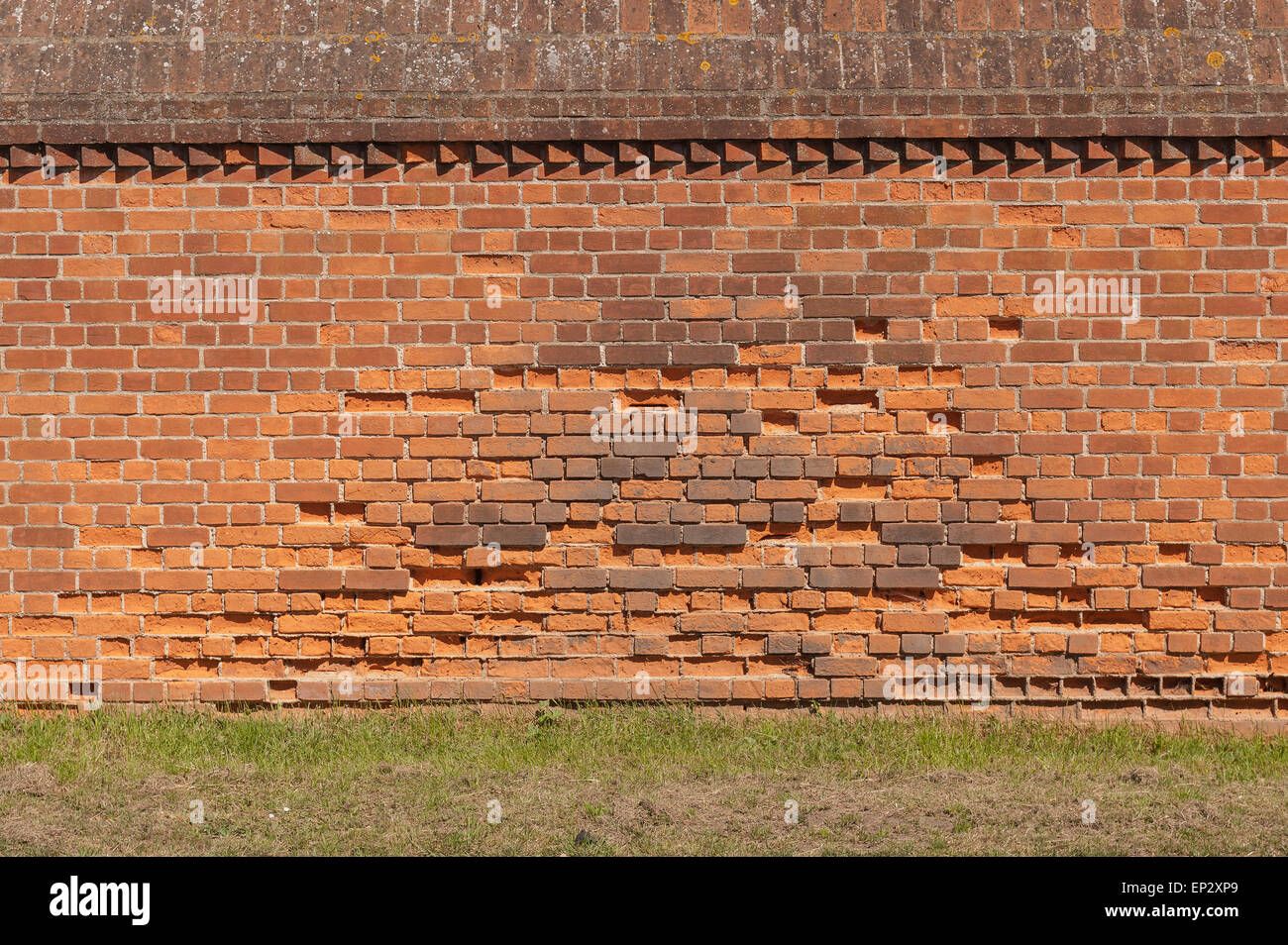 Bad preservation or conservation the repair cement is too hard and ...