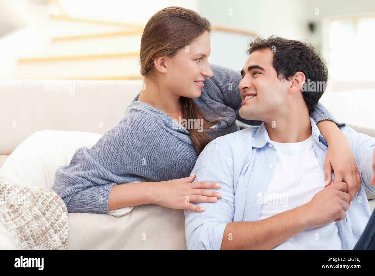 In love couple hugging Stock Photo - Alamy