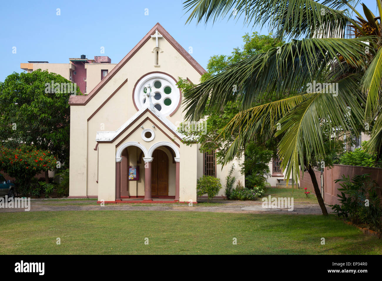 Dutch Reformed Church, Bambalapitiya, Colombo, Sri Lanka Stock Photo ...