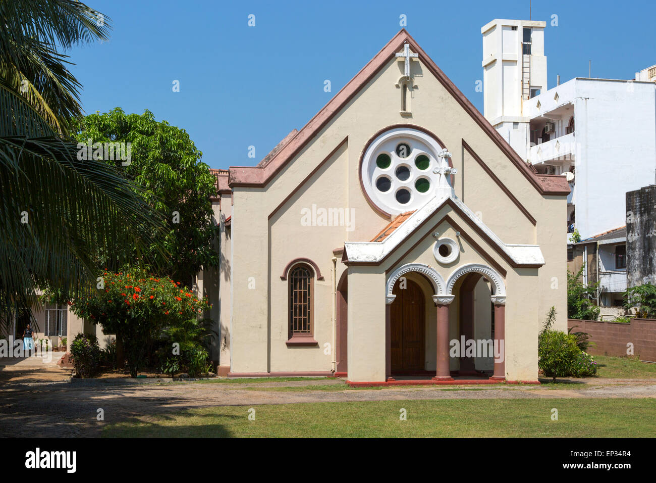 Dutch Reformed Church, Bambalapitiya, Colombo, Sri Lanka Stock Photo ...