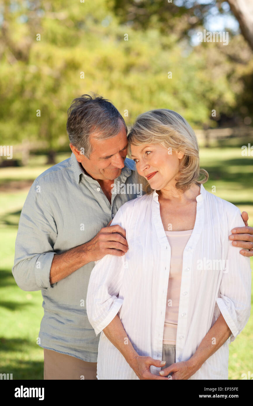 Lovers in the park Stock Photo - Alamy