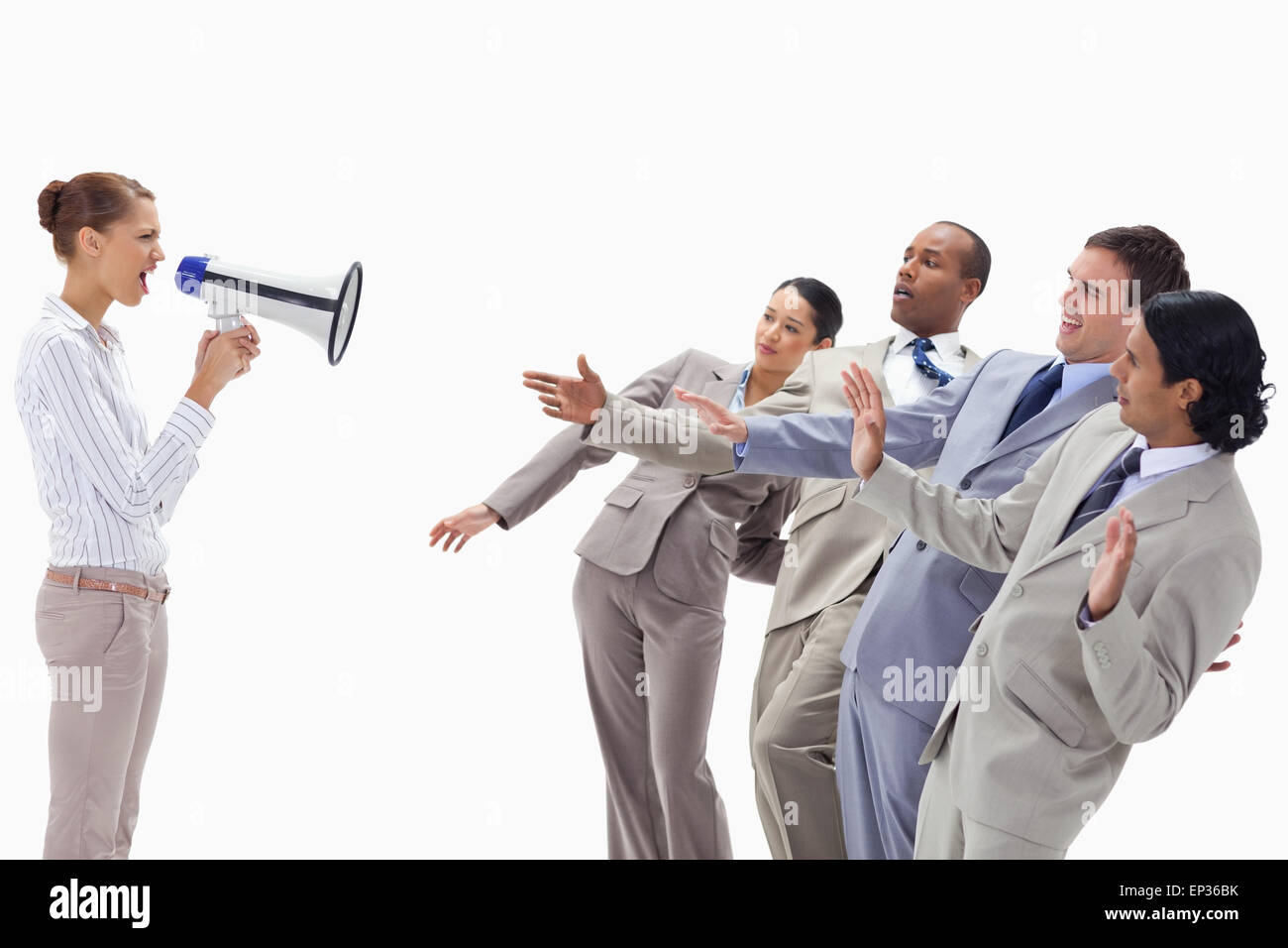 Man Yelling Woman Looking Mad High Resolution Stock Photography and ...