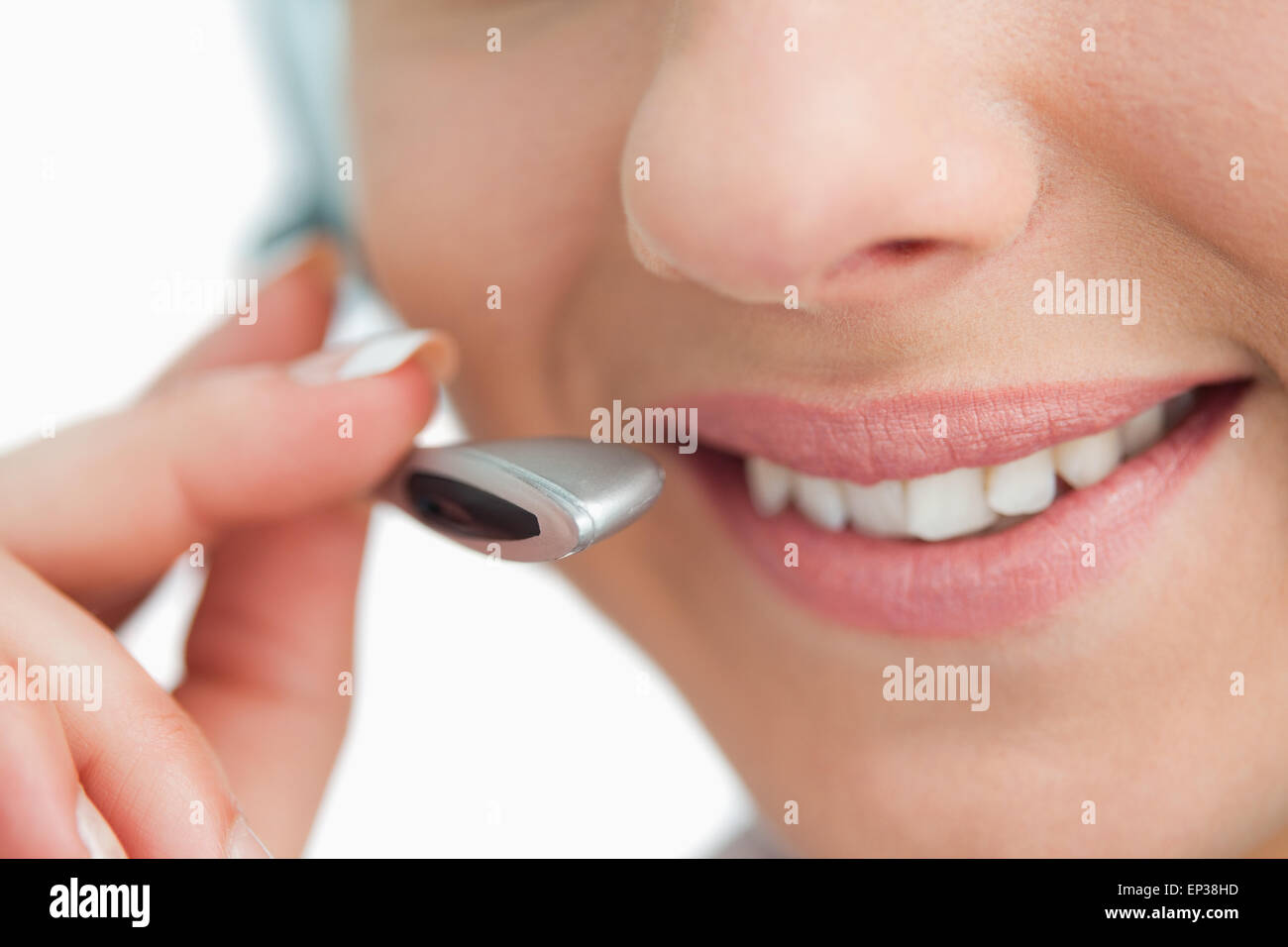 Mouth close up talking confident hi-res stock photography and images ...