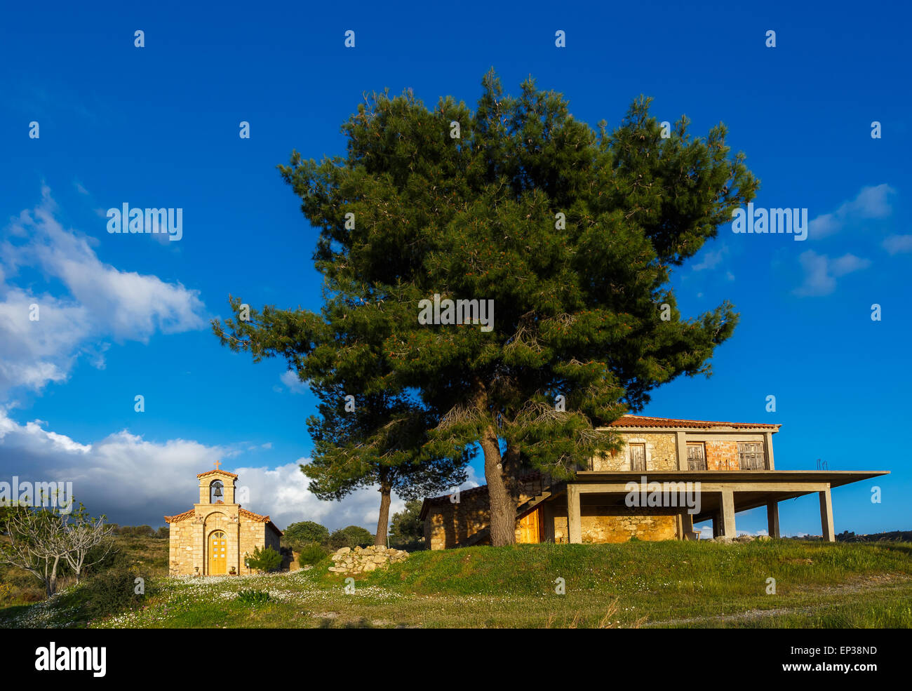Small greek orthodox chapel on hi-res stock photography and images - Alamy