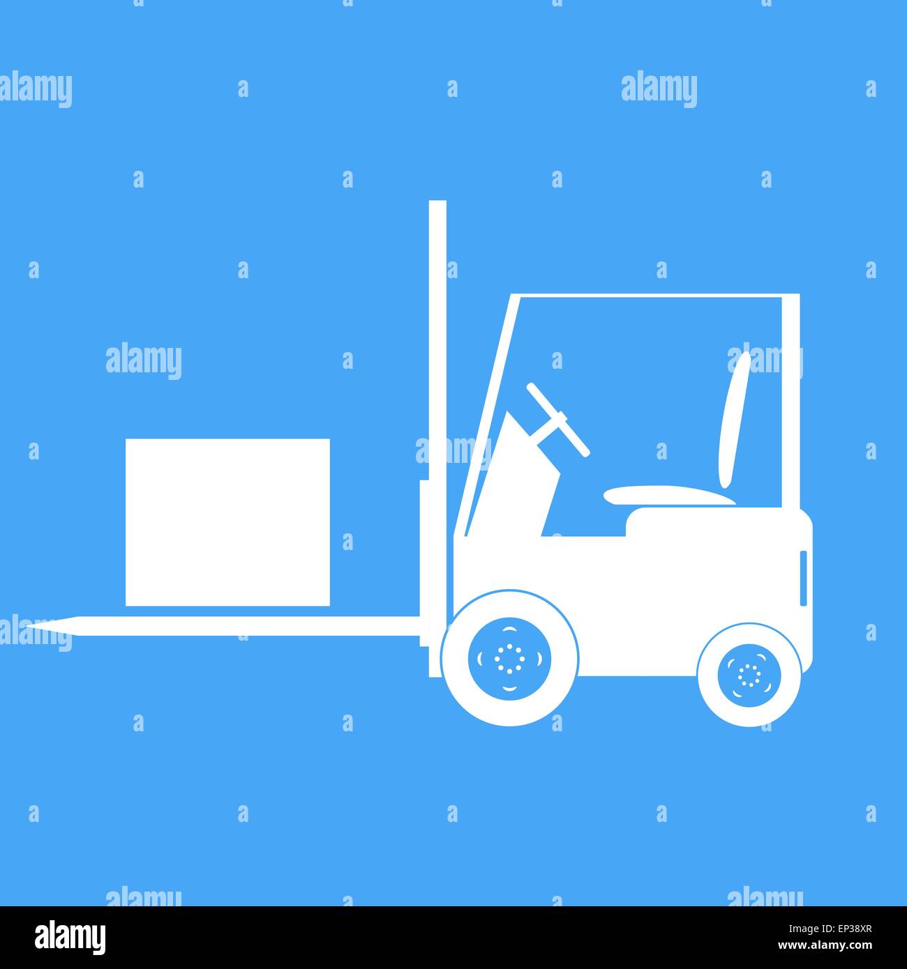 Hydraulic forklift Stock Vector Images - Alamy
