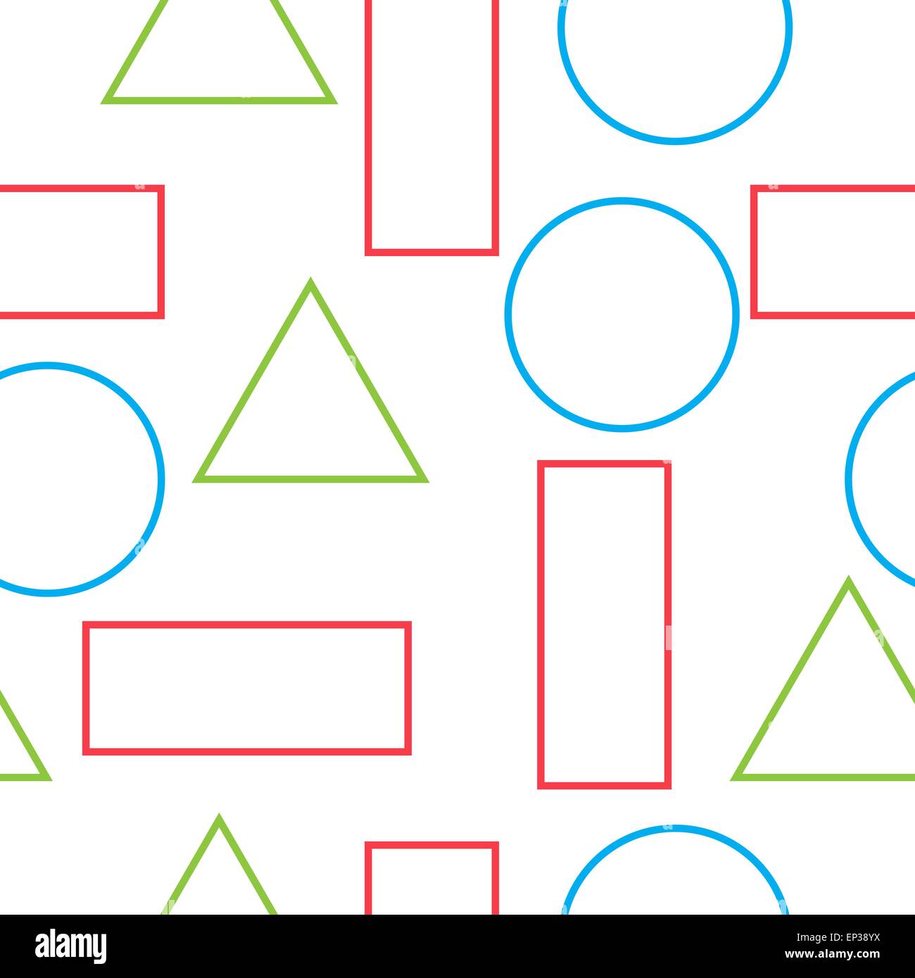 Pattern of geometric shapes Stock Vector Image & Art - Alamy
