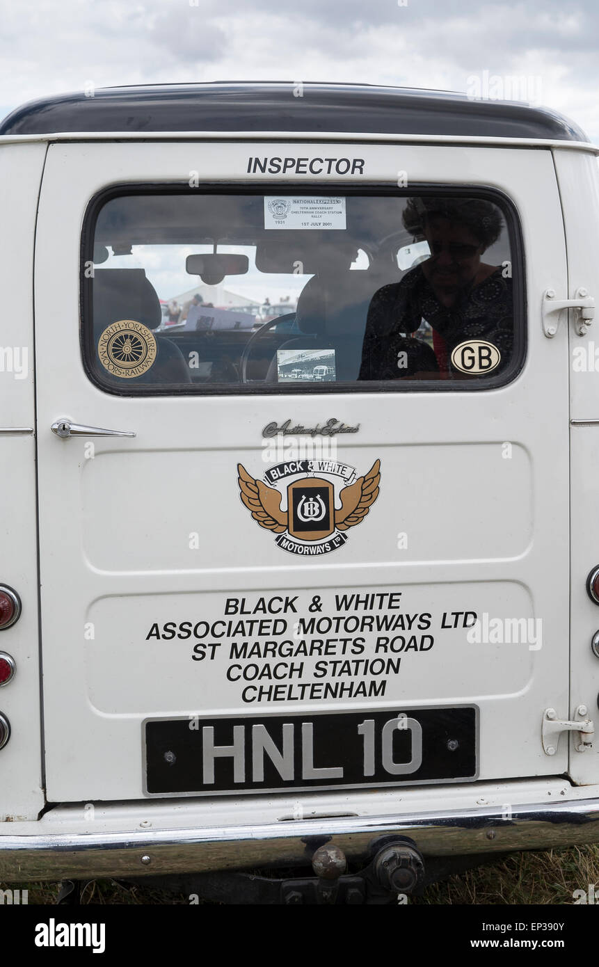 Rear of old Austin A35 commercial van Stock Photo - Alamy