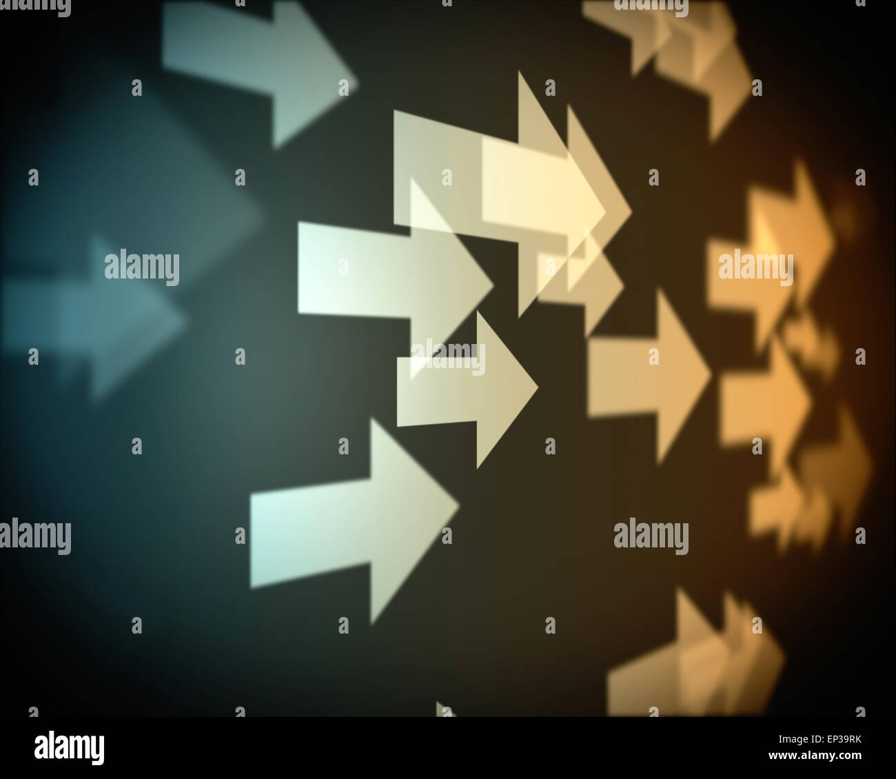 Background of multiple beige arrows Stock Photo - Alamy