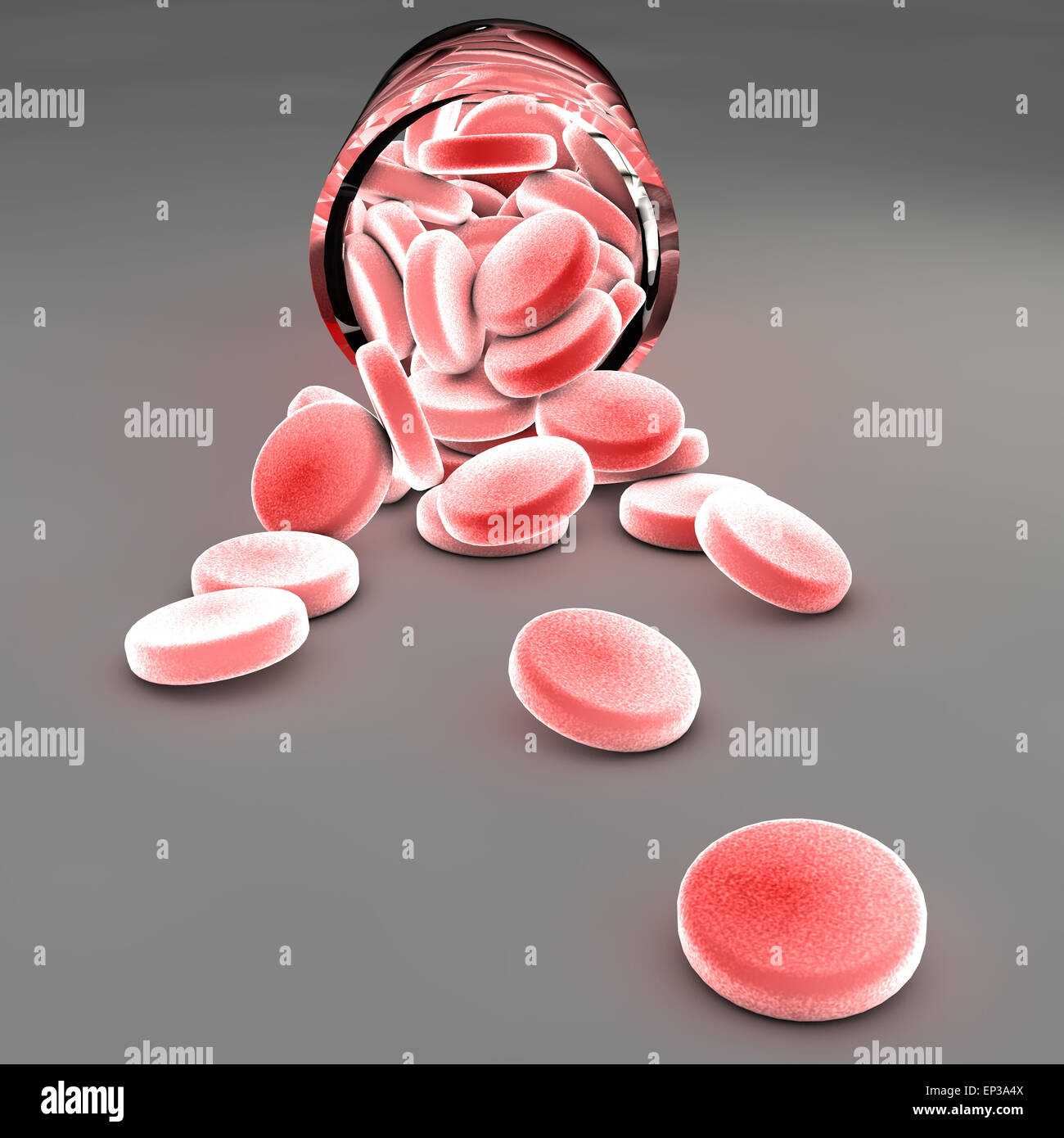 Red pill bottle hi-res stock photography and images - Alamy
