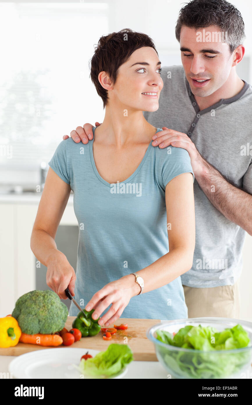 Peeking over the shoulder hi-res stock photography and images - Alamy