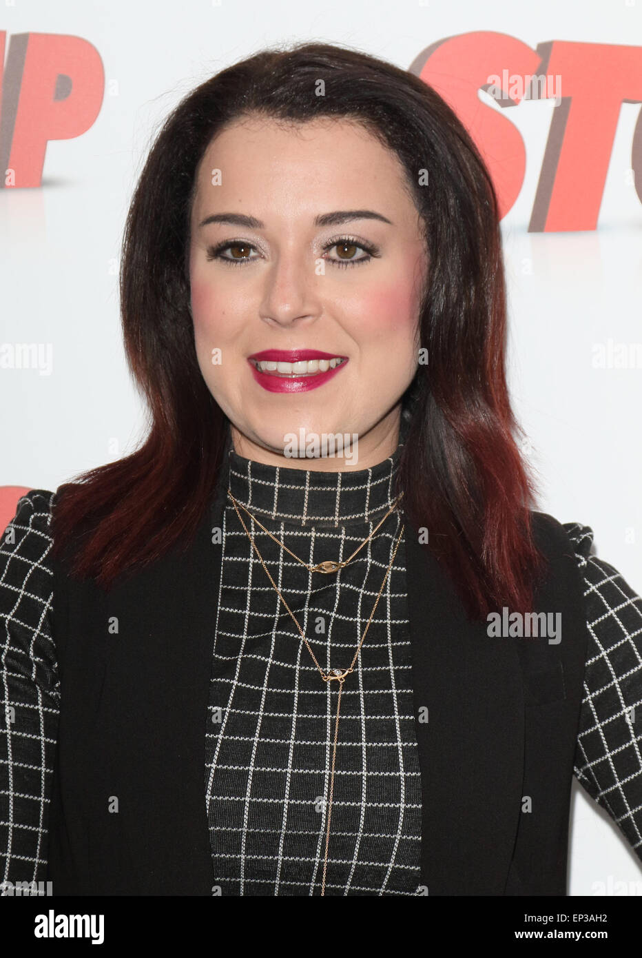 London. UK. 11th May, 2015. Dani Harmer at the 13th Birthday Gala for Stomp at the Ambassadors ...