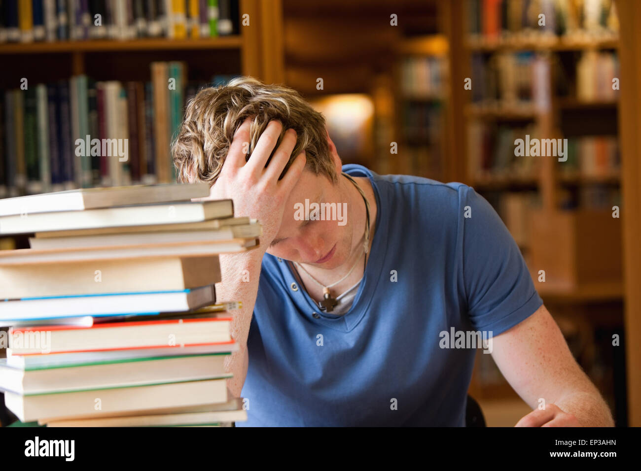 Studious young men hi-res stock photography and images - Alamy