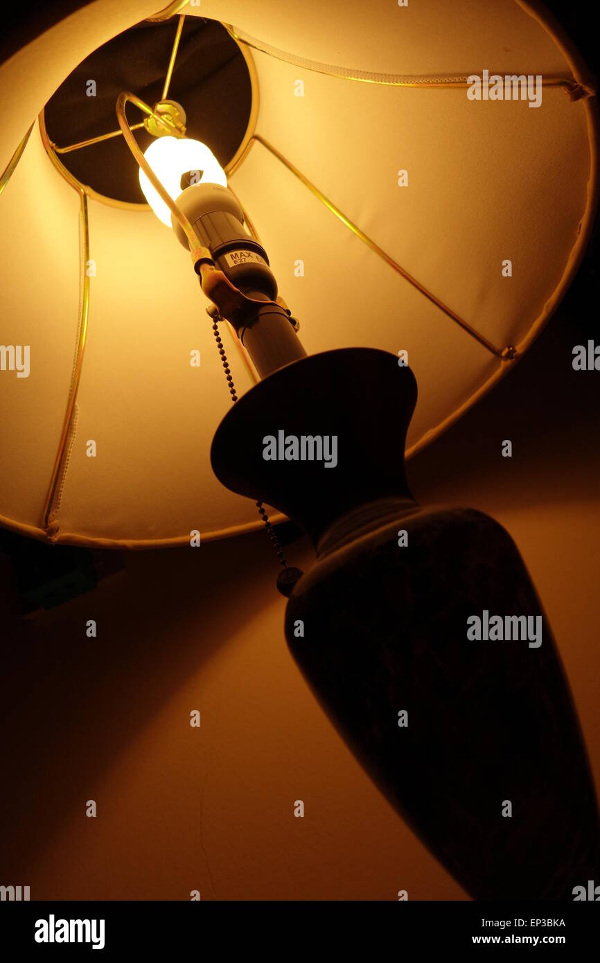 Dark room with lamps hi-res stock photography and images - Alamy