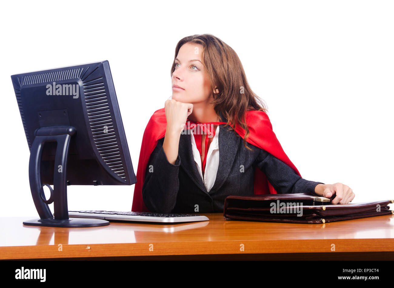 Young woman in superwoman costume hi-res stock photography and images ...