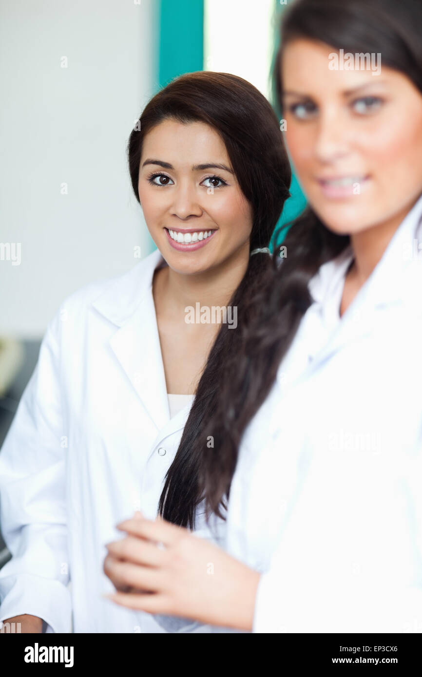 Portrait of female scientists posing Stock Photo - Alamy