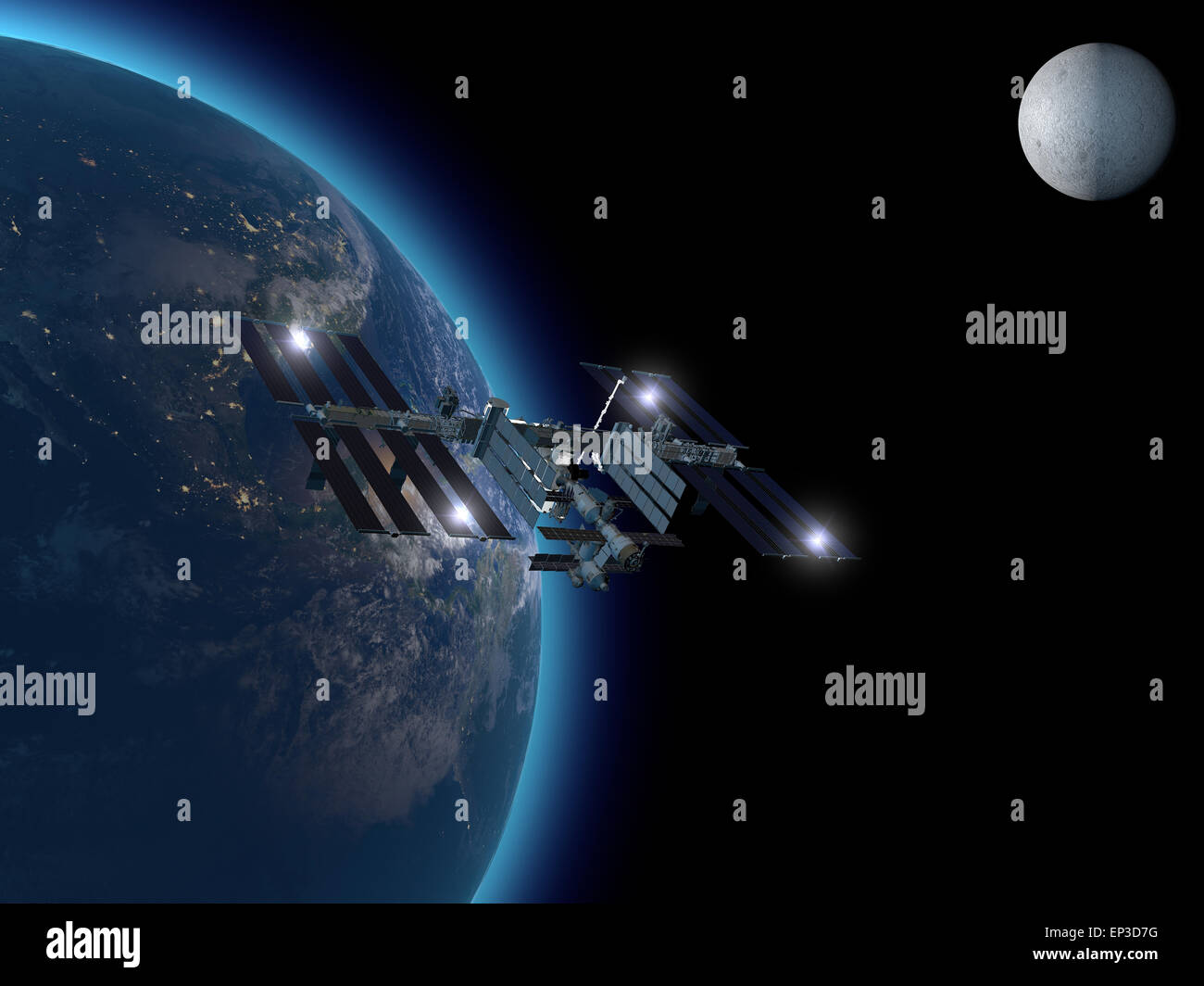 The planet earth in orbit hi-res stock photography and images - Alamy