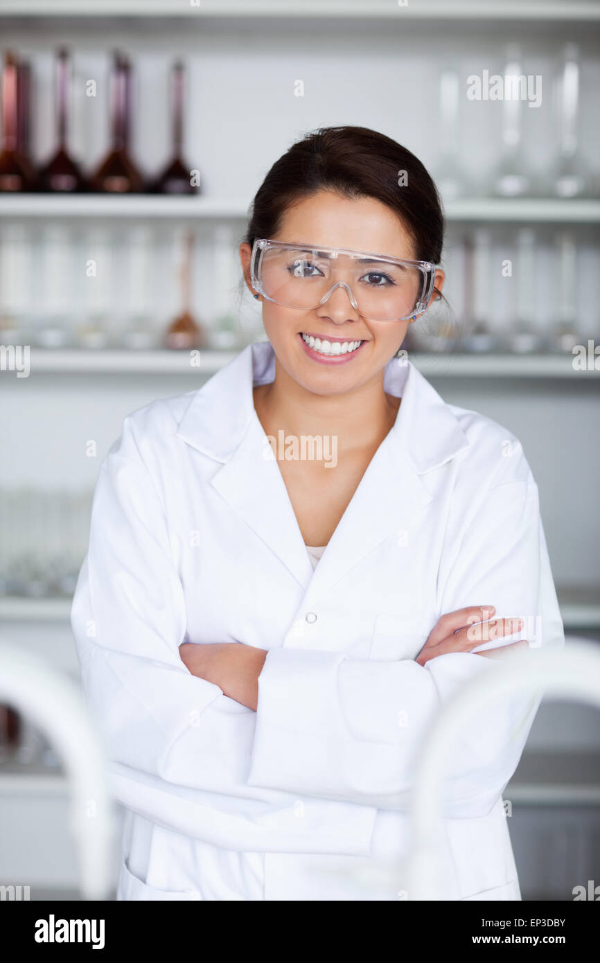 Portrait of a young scientist posing Stock Photo - Alamy