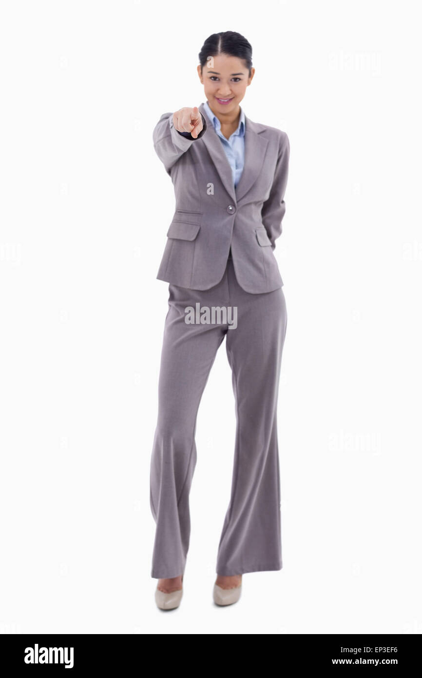 Hand finger pointing at viewer Cut Out Stock Images & Pictures - Alamy