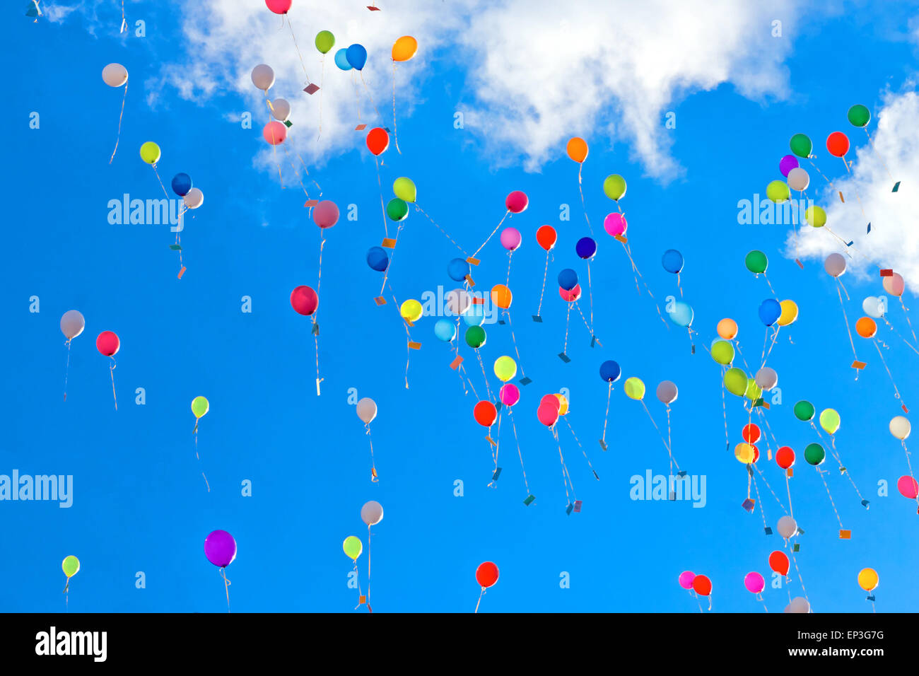 Balloons sky hi-res stock photography and images - Alamy