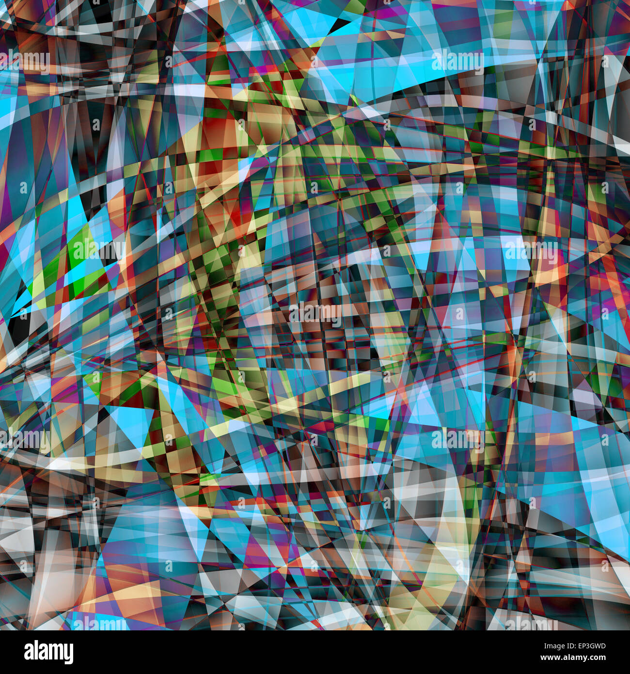 Abstract chaotic pattern with colorful translucent curved lines Stock ... Abstract chaotic pattern with colorful translucent curved lines Stock ...