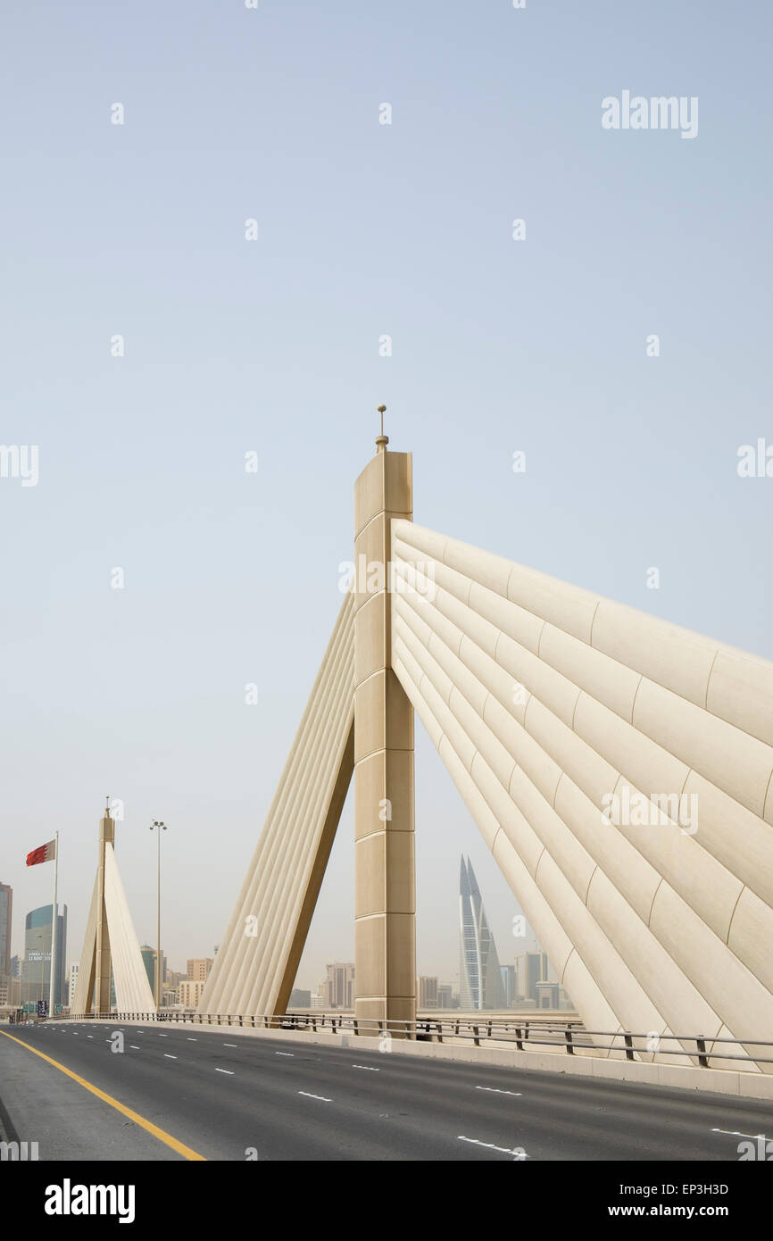 Sheikh Isa bin Salman Causeway Bridge, linking Manama and Muharraq ...