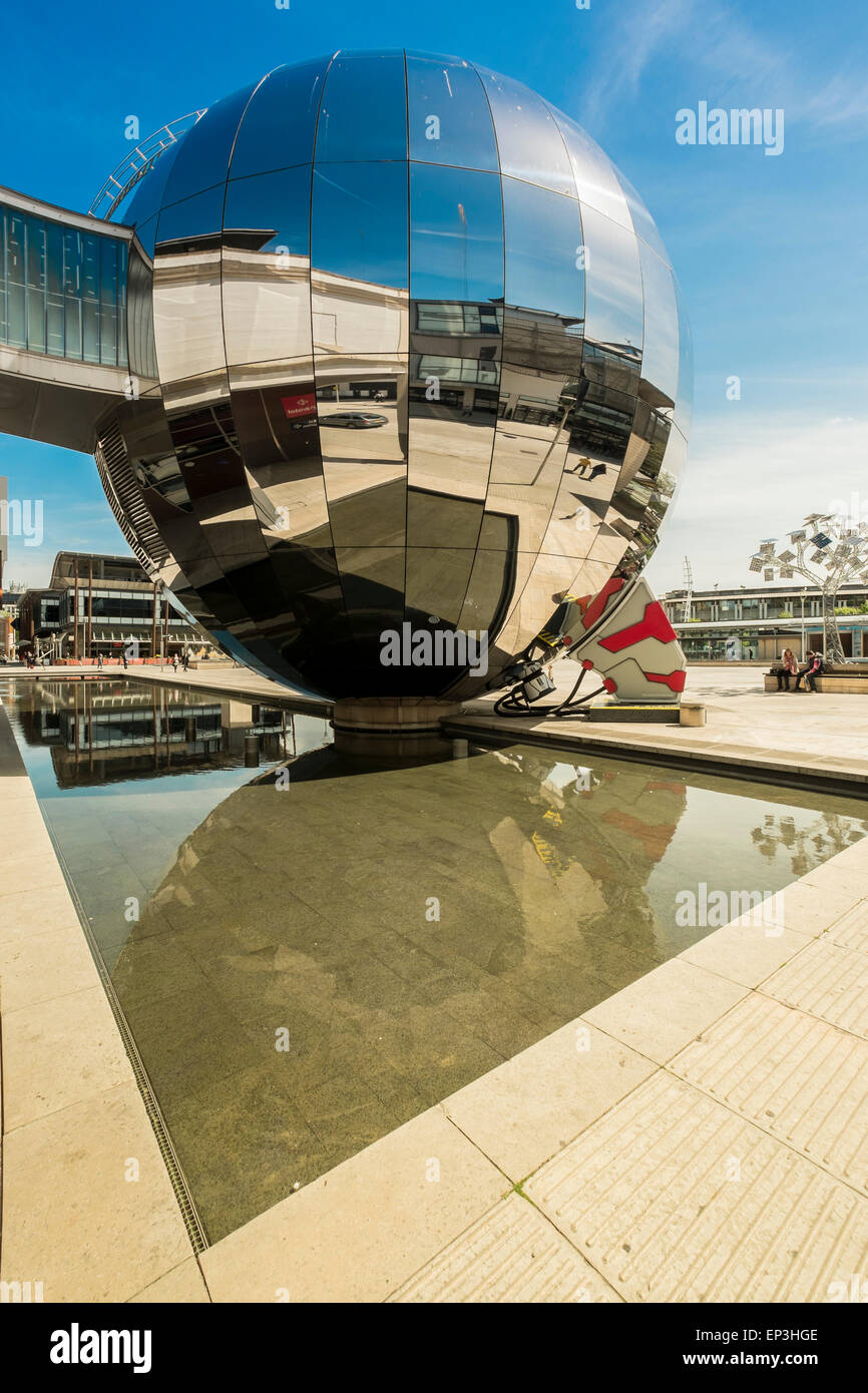Bristol Planetarium a spectacular chrome sphere england united kingdom ...