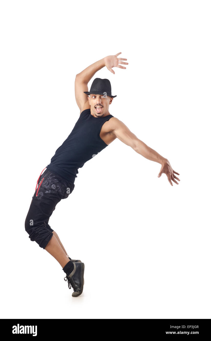Dancer isolated on the white Stock Photo - Alamy
