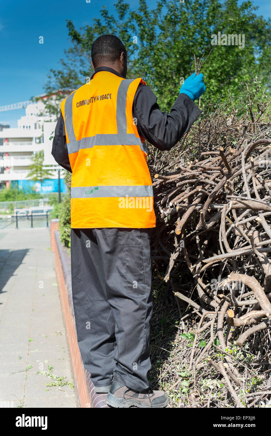Community service uk offender hi-res stock photography and images - Alamy