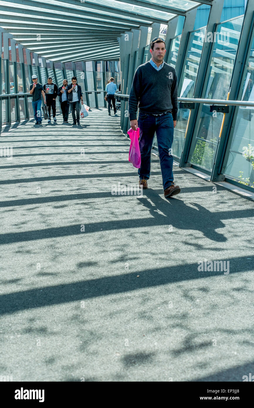 bristol cabot circus link bridge Bristol Avon United Kingdom Stock ...