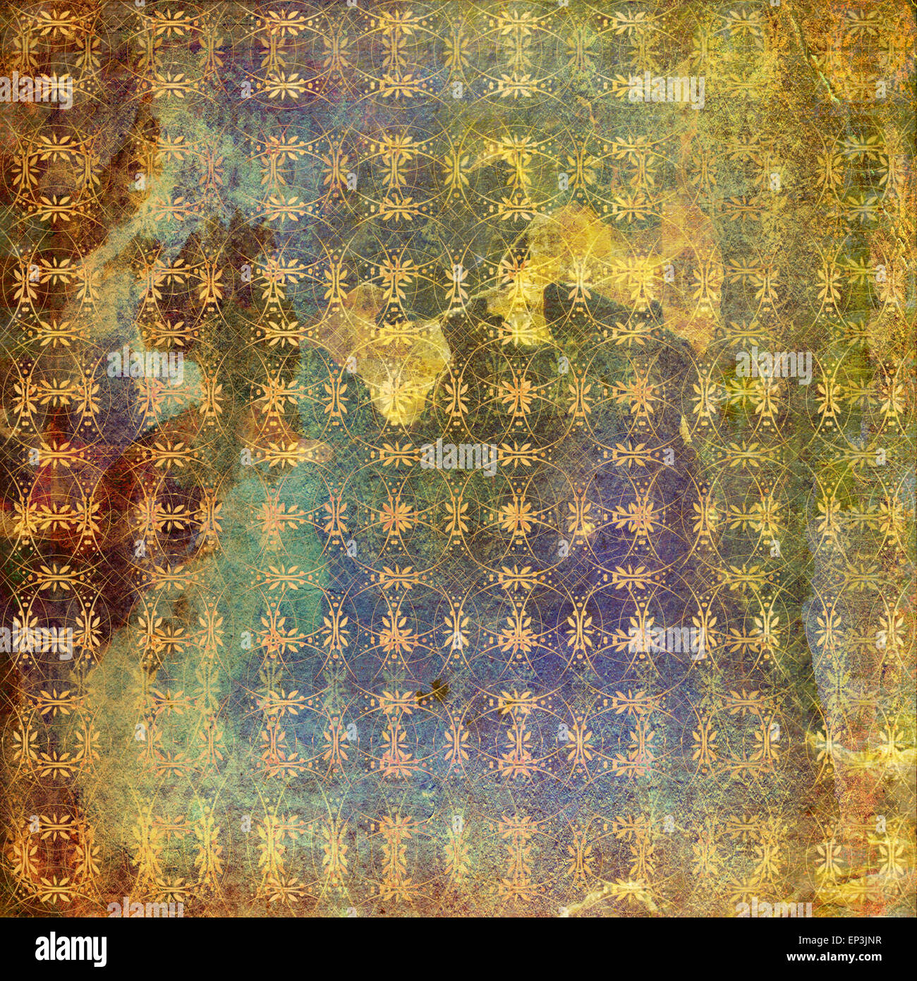 Grunge ancient used paper in scrapbooking style Stock Photo - Alamy