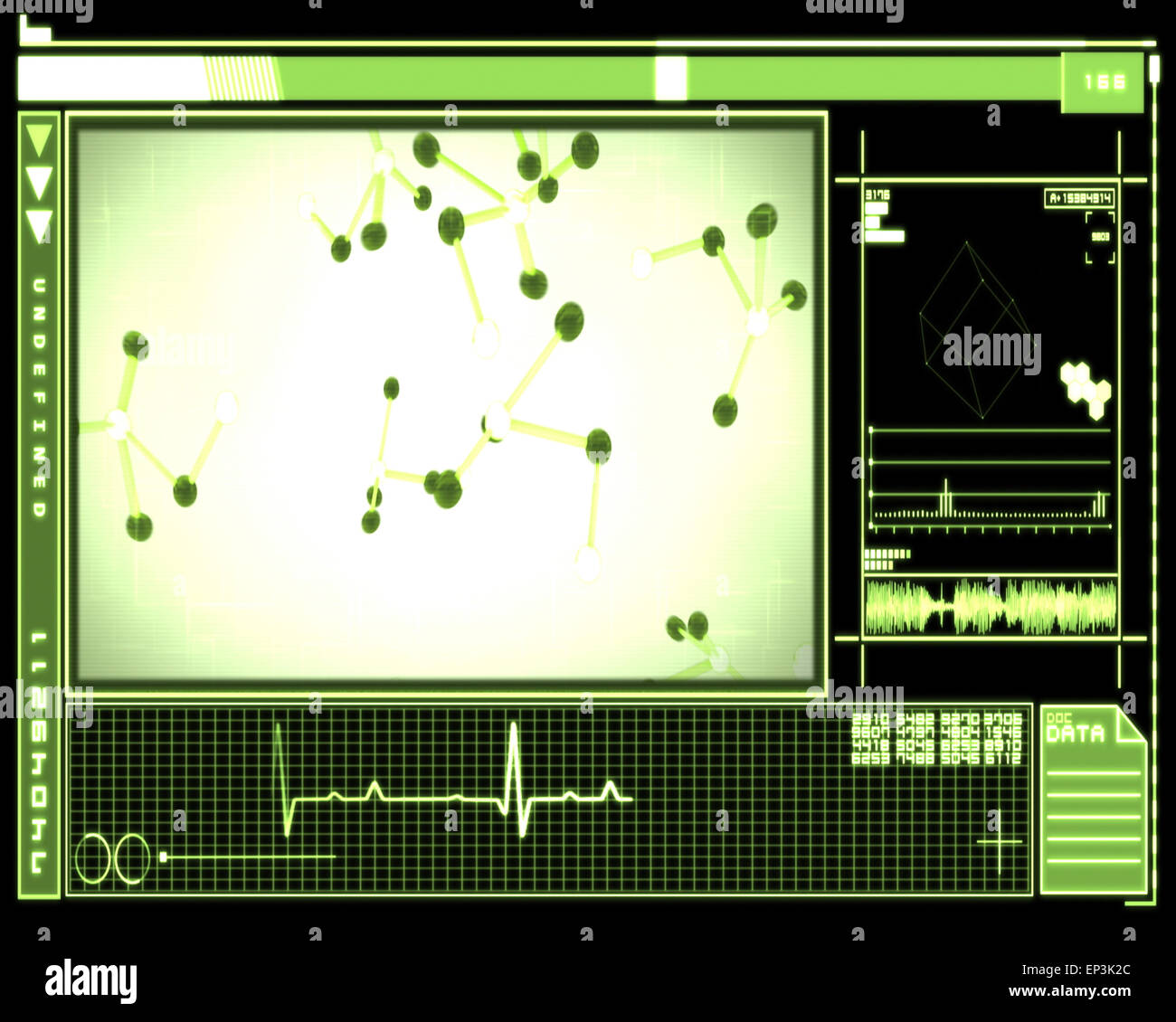 Green DNA cells Stock Photo - Alamy