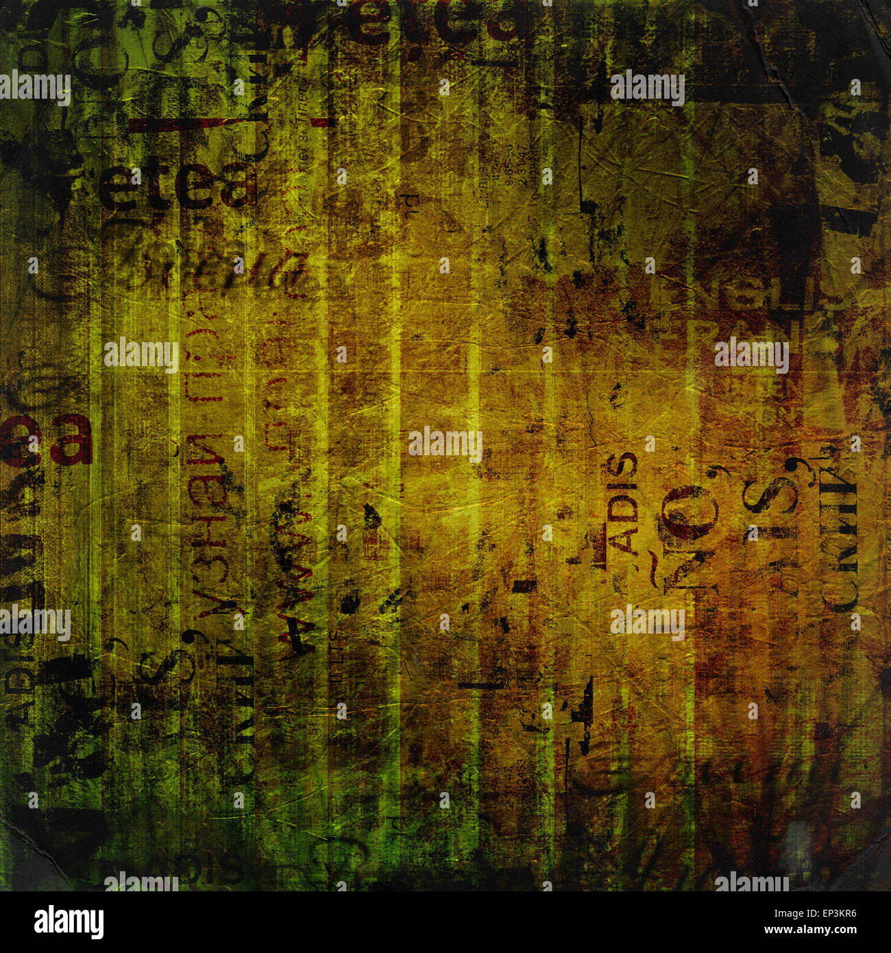 Grunge abstract background with old torn posters Stock Photo - Alamy