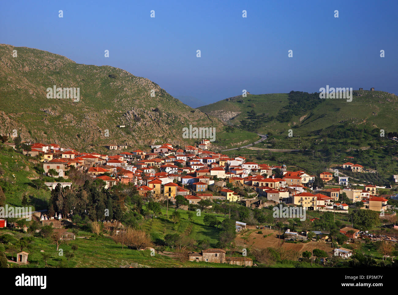 Greece limnos island architecture hi-res stock photography and images ...