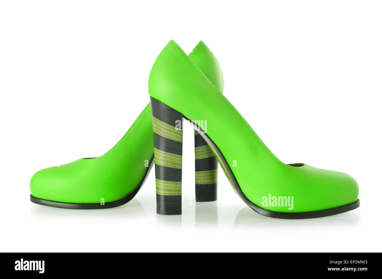 Woman shoes isolated on white Stock Photo - Alamy