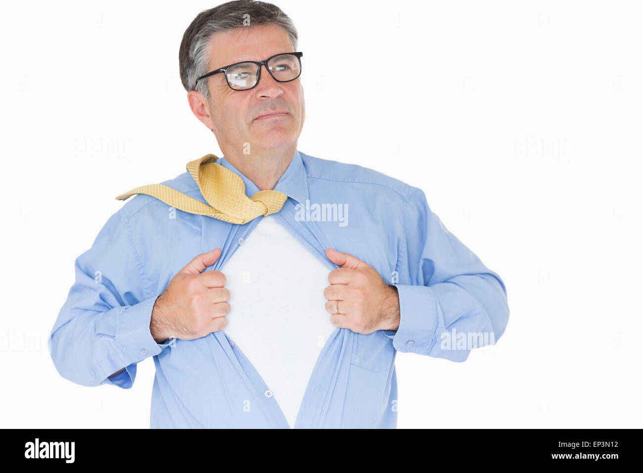 Ripping shirt hi-res stock photography and images - Alamy