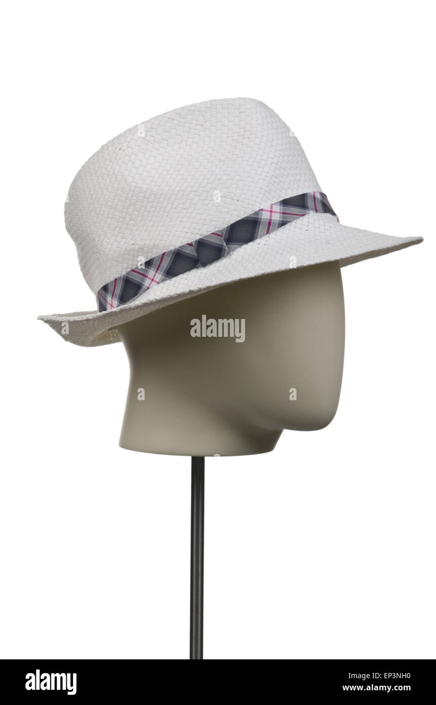 Male hat isolated on white Stock Photo - Alamy