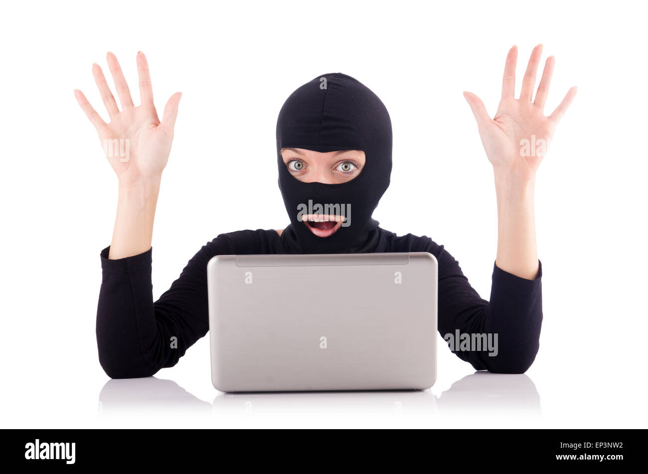Man computer dark Cut Out Stock Images & Pictures - Alamy