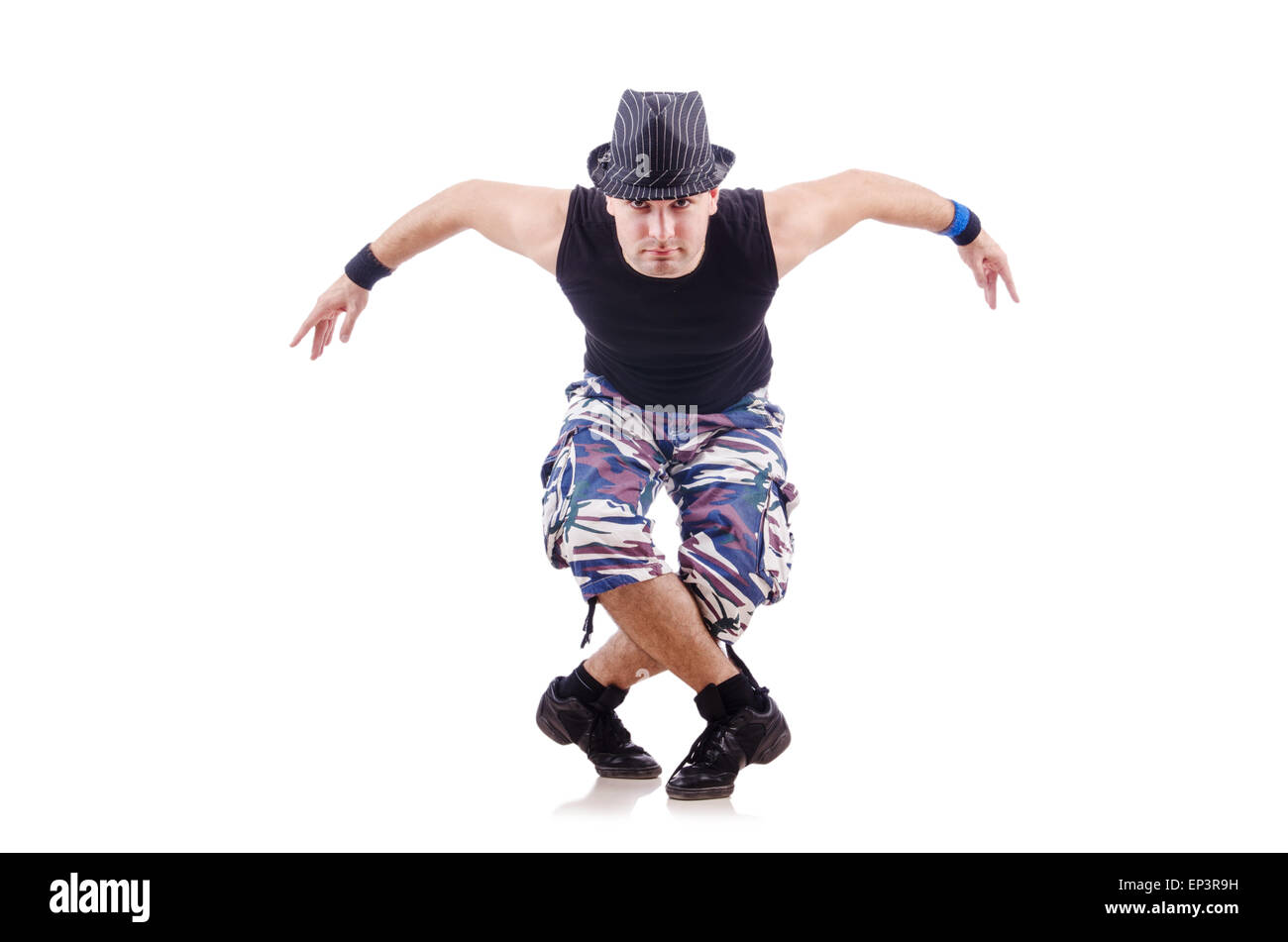 Dancer isolated on the white background Stock Photo - Alamy