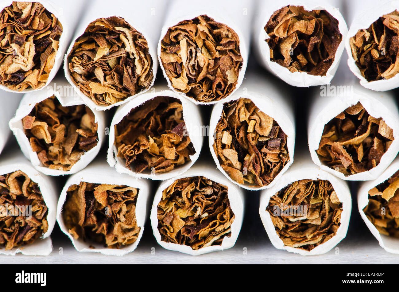 Close up of cigarettes tabacco Stock Photo - Alamy