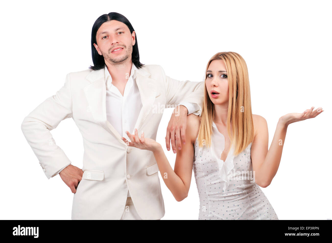 Pair of man and woman Stock Photo - Alamy