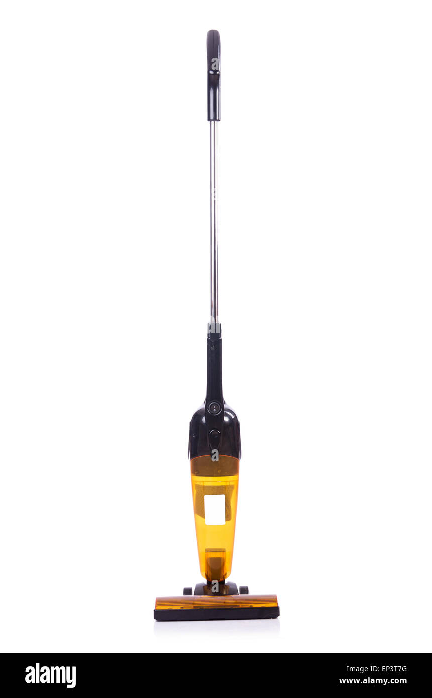 Vacuum cleaner isolated on white Stock Photo - Alamy